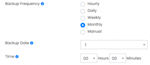 Backup Plans – Virtualizor