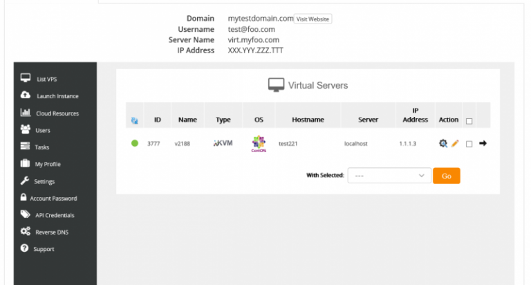 WHMCS Module to create Reseller Accounts – Virtualizor