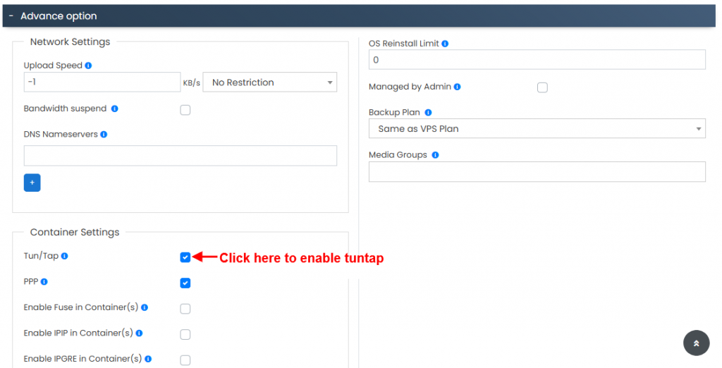 Tun Tap – Virtualizor
