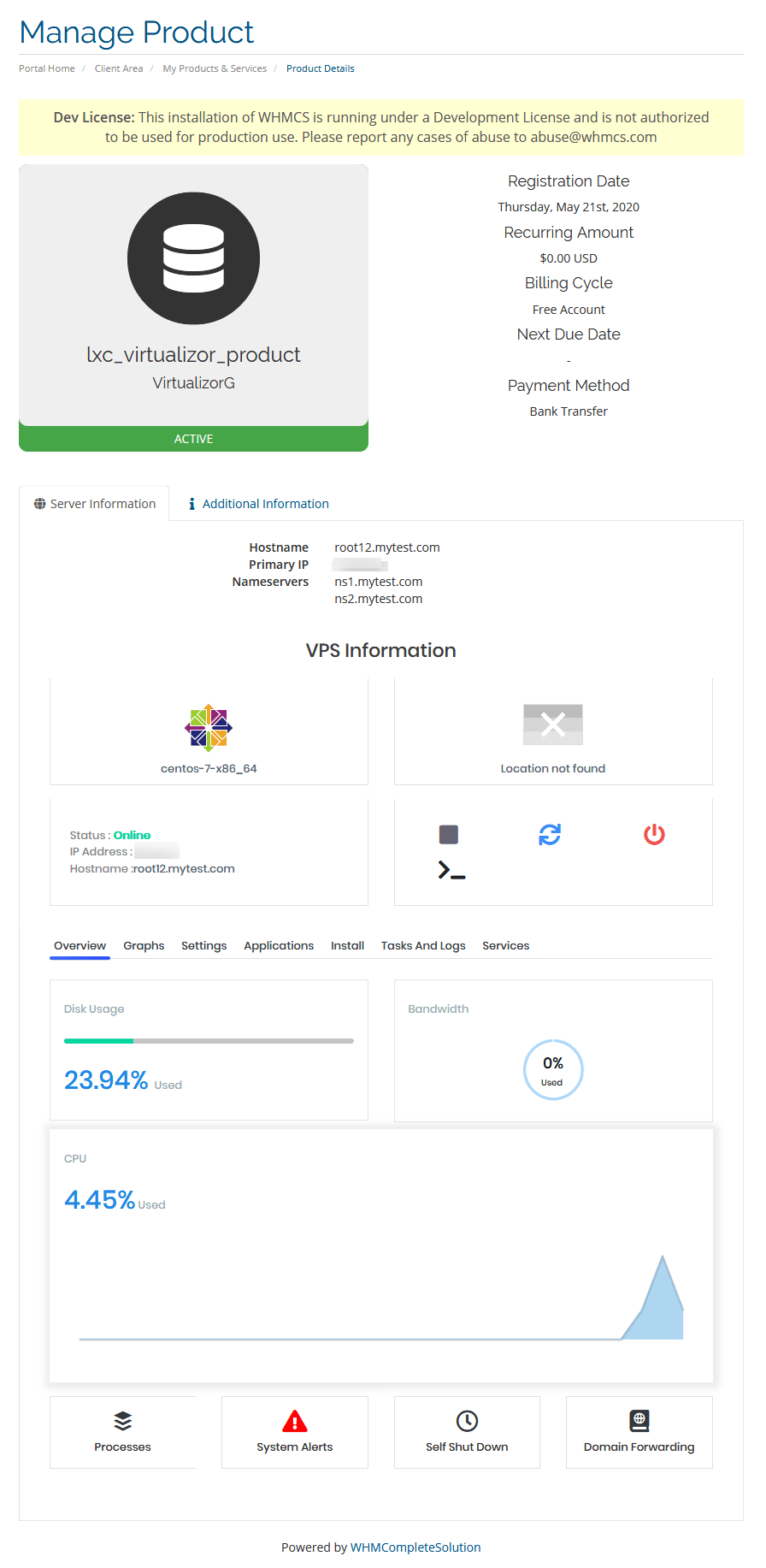 Whmcs Module Virtualizor