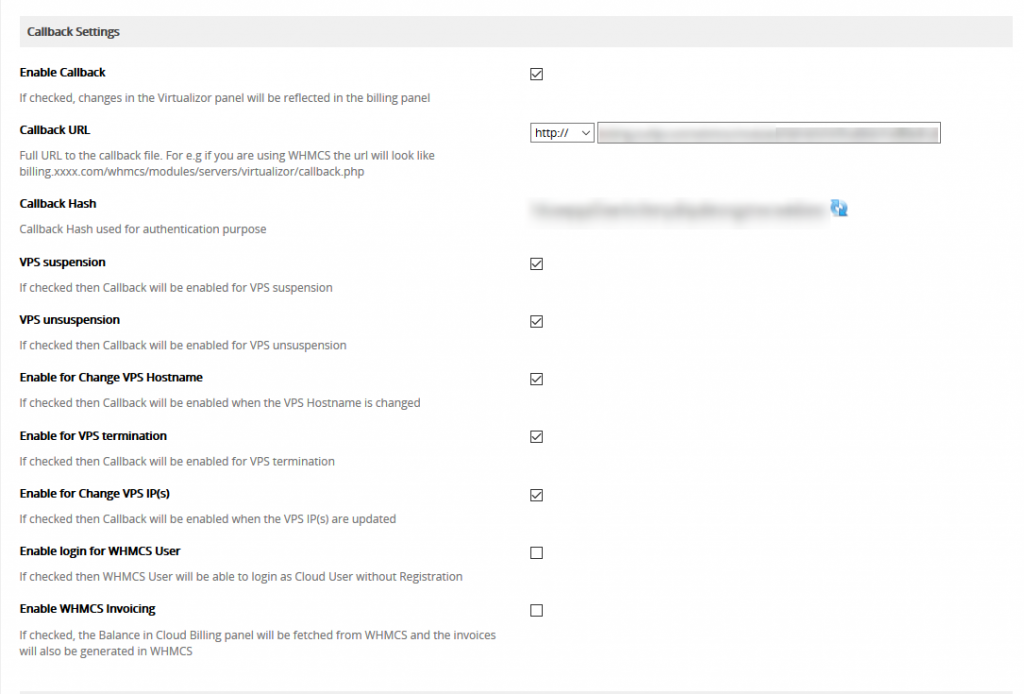 WHMCS Module – Virtualizor