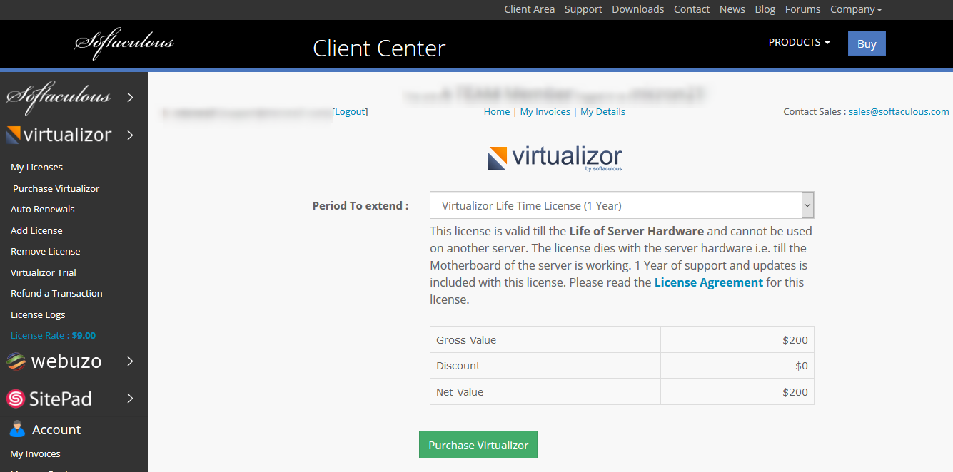 Lifetime License – Virtualizor