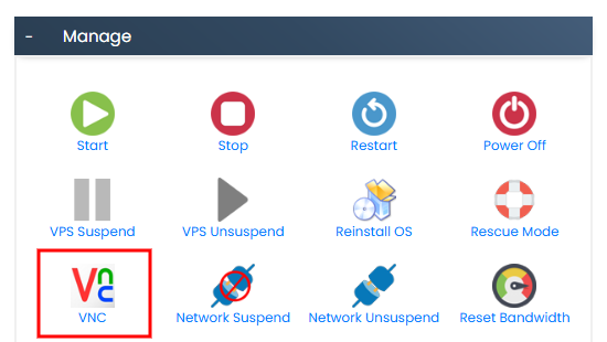 NoVNC – Virtualizor
