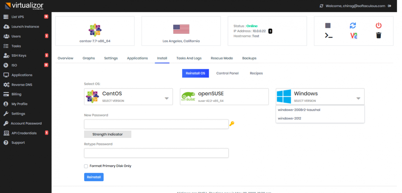 Virtualizor 3.0.3 Launched – Virtualizor