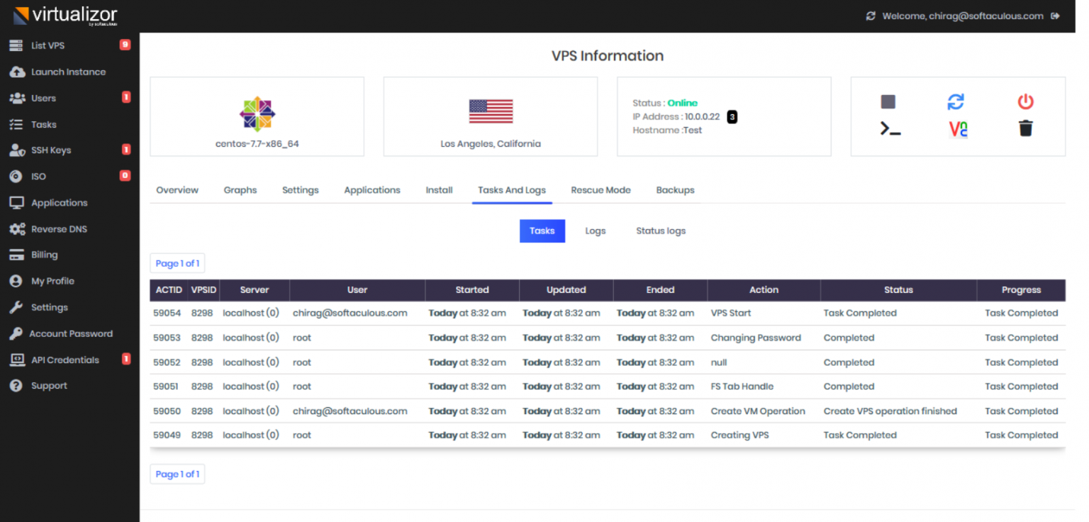 Virtualizor 3.0.3 Launched – Virtualizor
