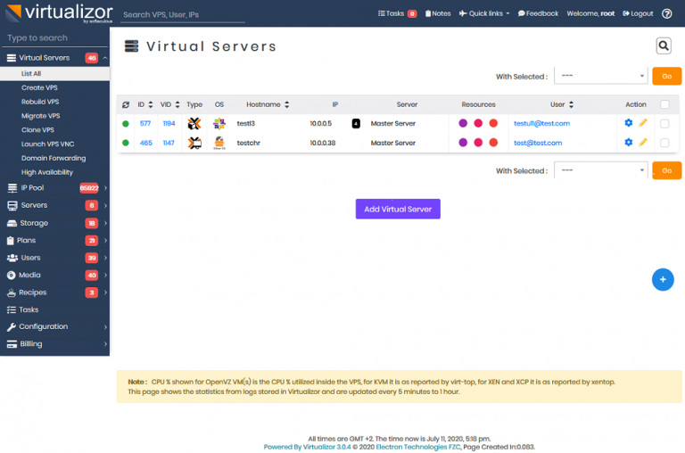 Virtualizor 3.0.4 Launched – Virtualizor