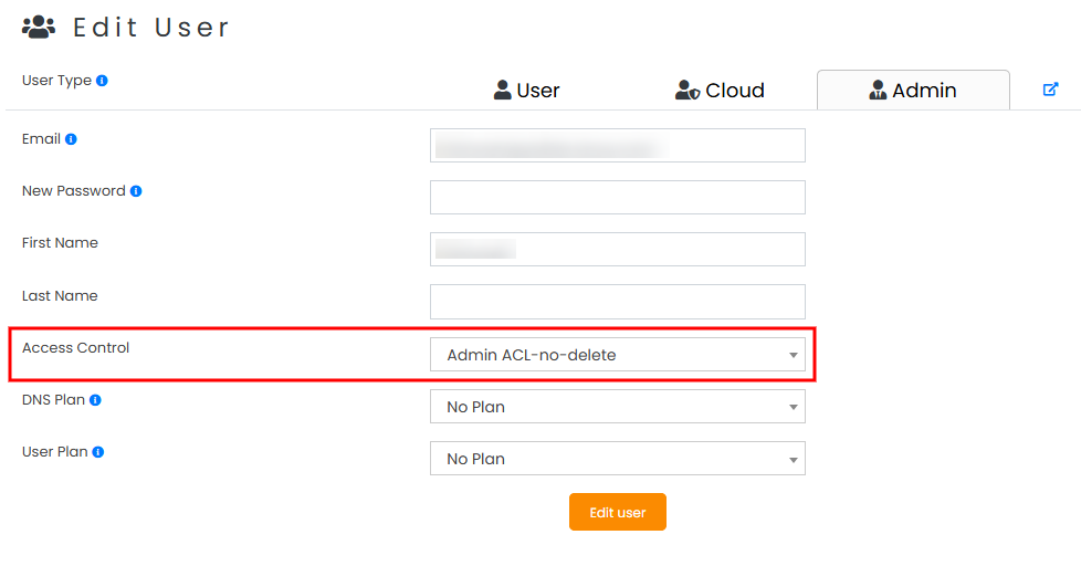 Administrator ACL – Virtualizor